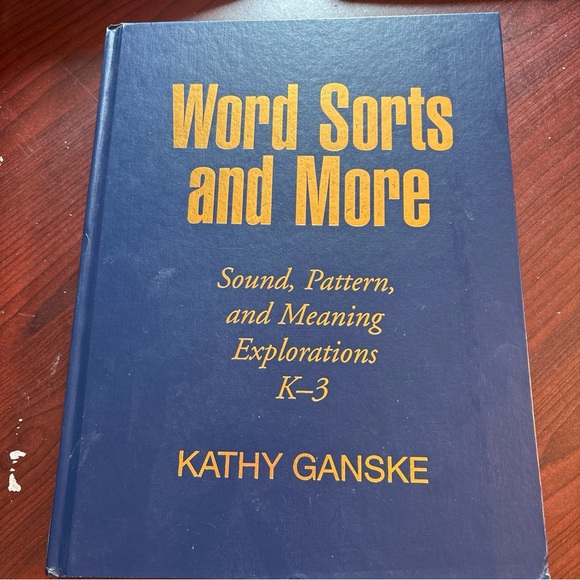 Kathy Ganske | Other | Word Sorts And More Sound Pattern And Meaning ...